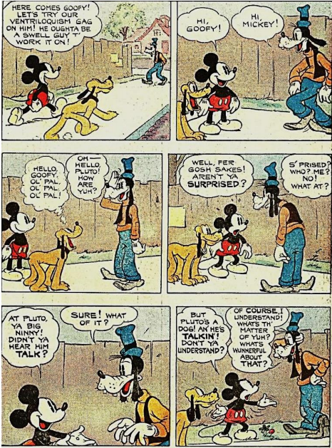 UNIPAM 2017 According to the comics above, Mickey is disappointed ...