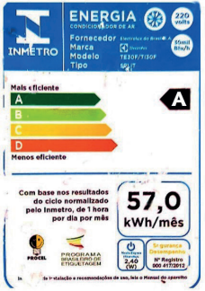 UEMA 2020 Os equipamentos elétricos vêm com um selo do INMETRO que ...