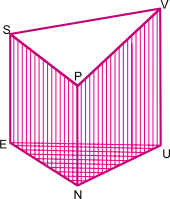 UNESP 2023/2 Um prisma triangular reto, com 12 cm de altura, foi ...