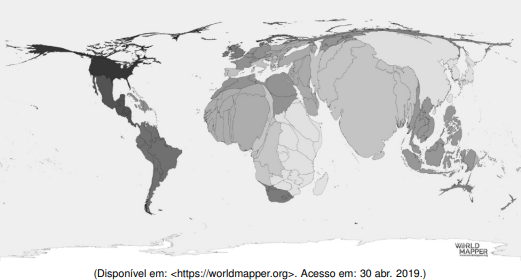 Unilago 2019/2 A anamorfose é uma representação gráfica em que as ...