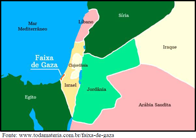 Mapa Da Faixa De Gaza Do Lado Norte De Israel Mapa E Bordas E