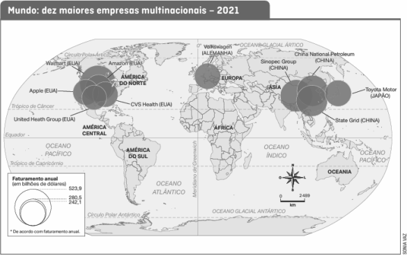 ACAFE 2026/1 Empresas multinacionais, também conhecidas como | Estuda.com