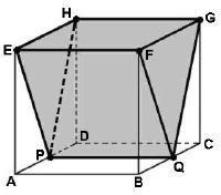 UFRGS 2013 Um sólido geométrico foi construído dentro de um cubo de ...