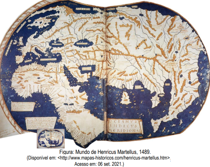 UFV 2022 Henricus Martellus Germanus foi um cartógrafo alemão que | Estuda.com