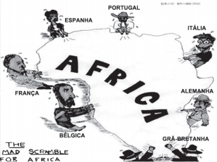 Unit-AL 2019/1 A charge faz alusão à corrida colonial, o período no ...