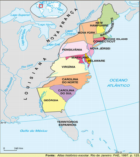 Mapa Fisico Das Colonias Do Sul
