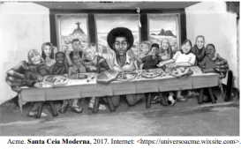 UnB - PAS 2020/3 El mural Santa Ceia Moderna, del artista brasileño ...