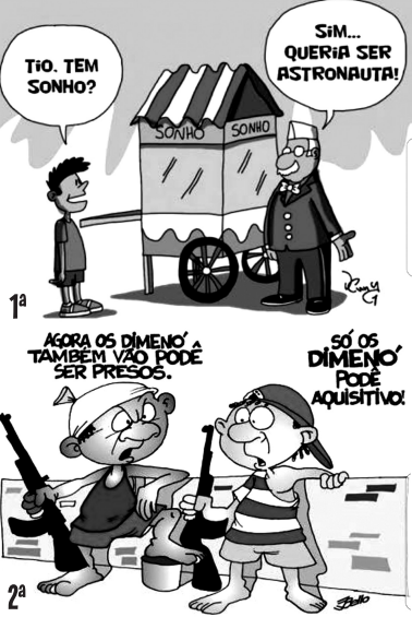 FACISA 2018/2 Leia as duas charges abaixo: Podemos depreender que I ...