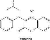 UEFS 2015/2 A varfarina, representada pela estrutura química, é ...