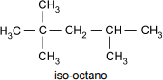 UEA - SIS 2015 A fórmula mostra a estrutura do iso-octano, um dos ...