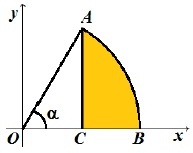 UPF 2013 Na figura, está representado, no referencial xy , um arco ...