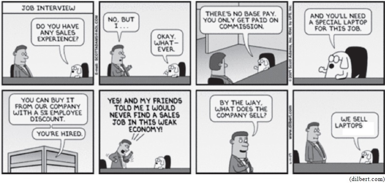 ESPM 2010/1 You can infer from the comic strip that the candidate ...