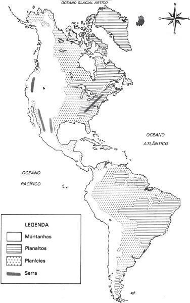 UESB 2014 O relevo do continente americano | Estuda.com