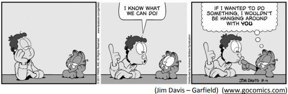 FAAP 2017 Read the comic strip to answer question: “If I wanted ...