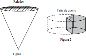 FGV-SP 2012 Um ralador de queijo tem a forma de cone circular reto de | Estuda.com